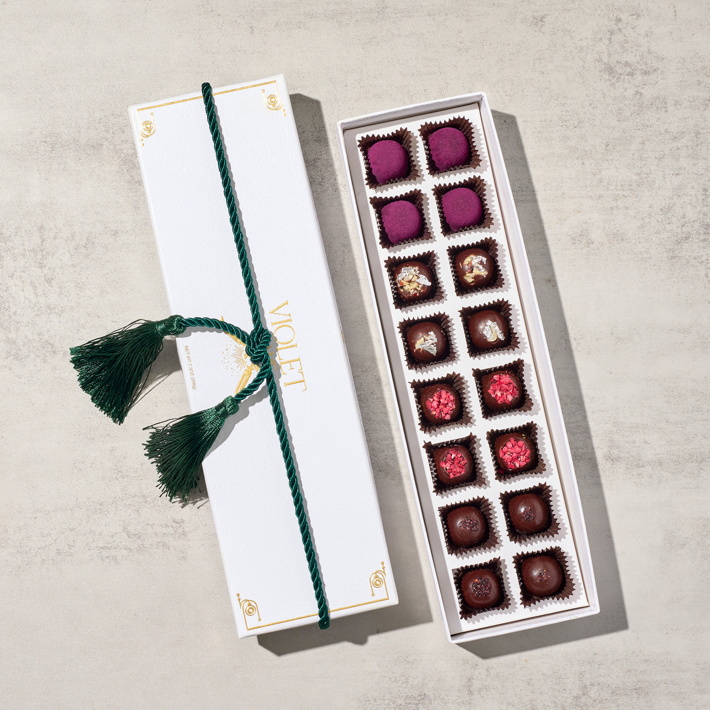 Violet Flame Chocolate by Katrina Markoff