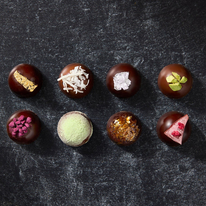 Lavish Chocolate Parcel | Truffle & Gianduia Gift Set | Violet Flame